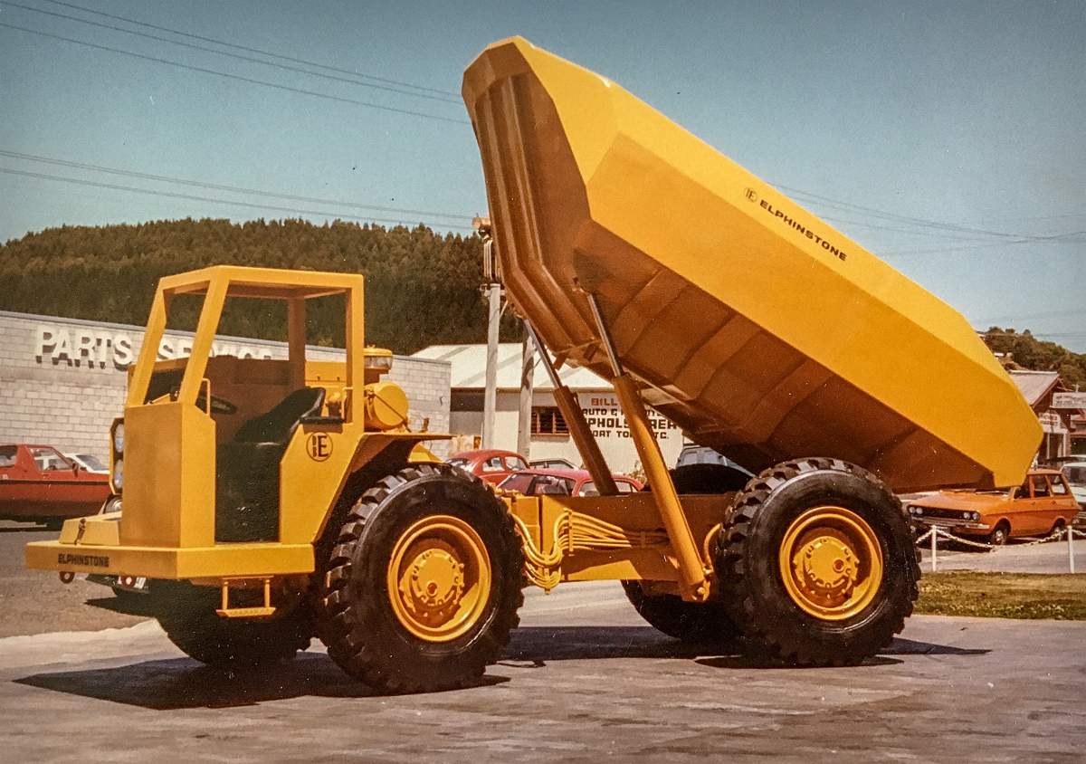 Elphinstone’s first 13 tonne articulated dump truck sold in 1983 ...